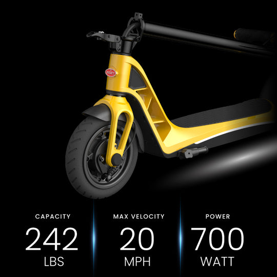 Bugatti 9.0 Electric Scooter_Yellow – Bugatti Scooters